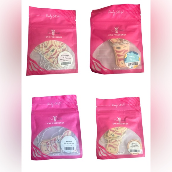 Pink Zebra | Other | 4 Packs Of Pink Zebra Car Freshener Pack | Poshmark